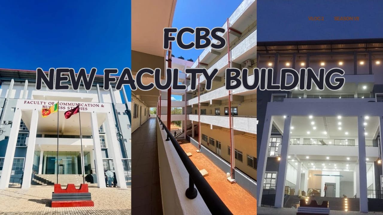 Trincomalee Campus |FCBS New building |Faculty of Communication and Business Studies - YouTube