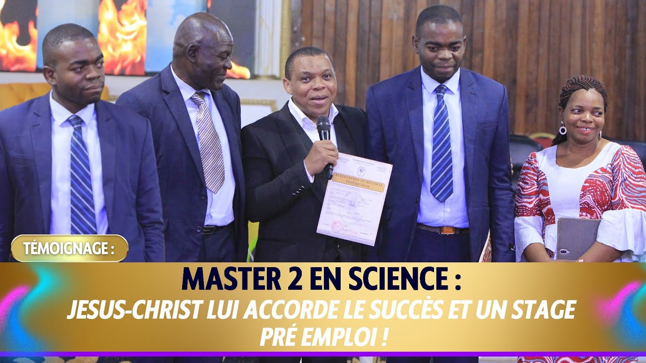 ACTION DE GRÂCE POUR SON MASTER 2 EN DROIT PENAL ET SCIENCES ...