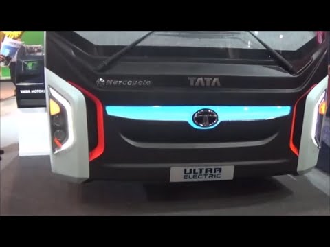 Tata ultra Electric Bus Delhi auto expo 2016 - YouTube