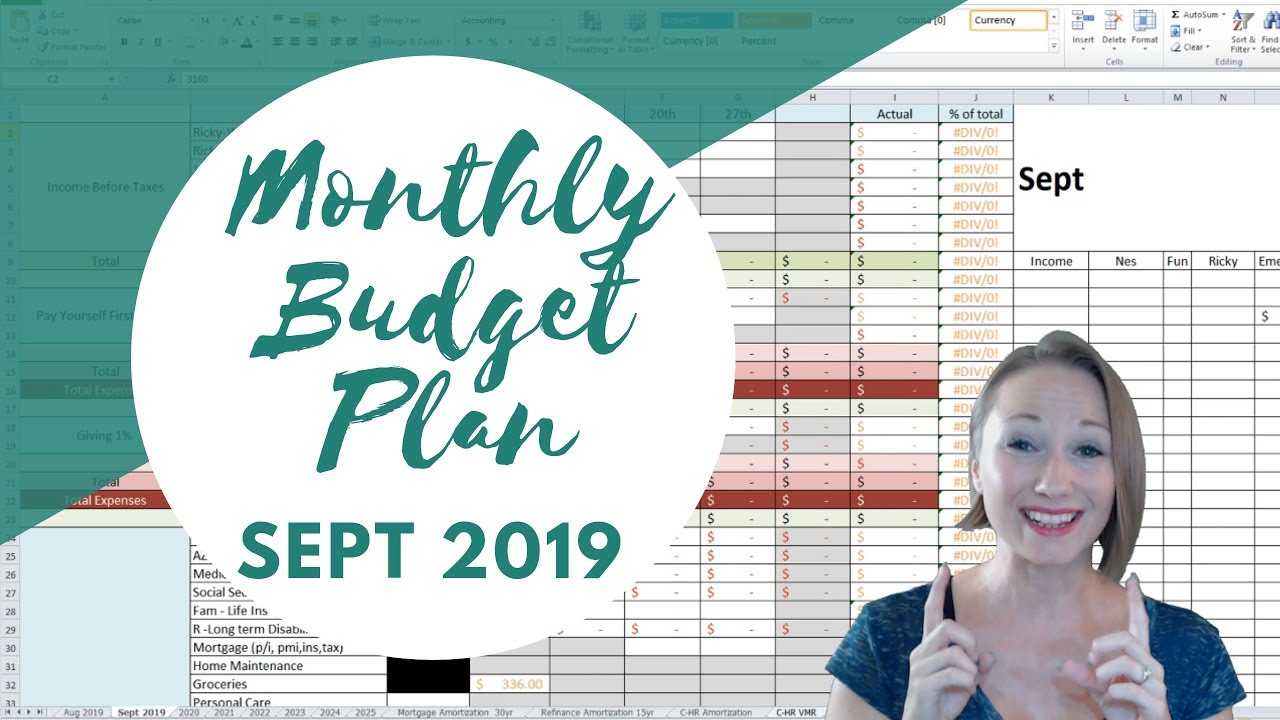 How To: Every Dollar Percent Base Budget Plan | Budget with Me Sept ...