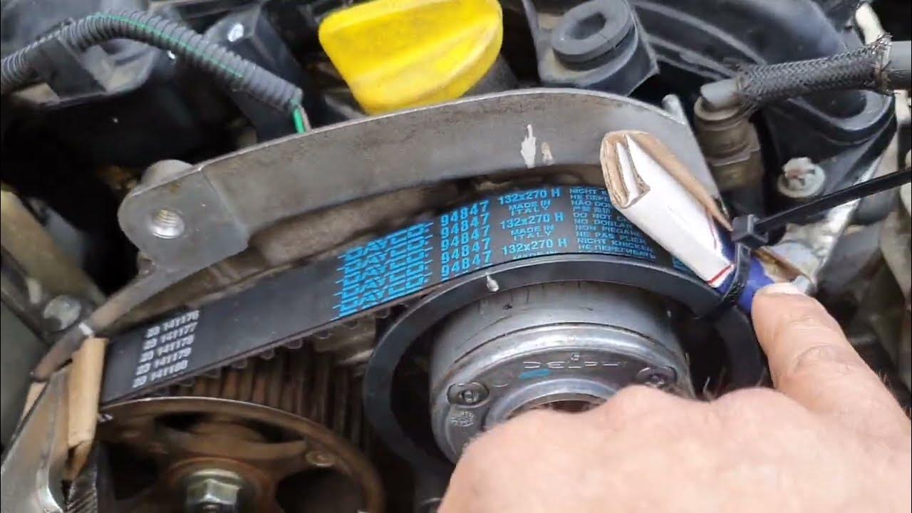 installation courroie distribution 1.6 16V Renault - YouTube