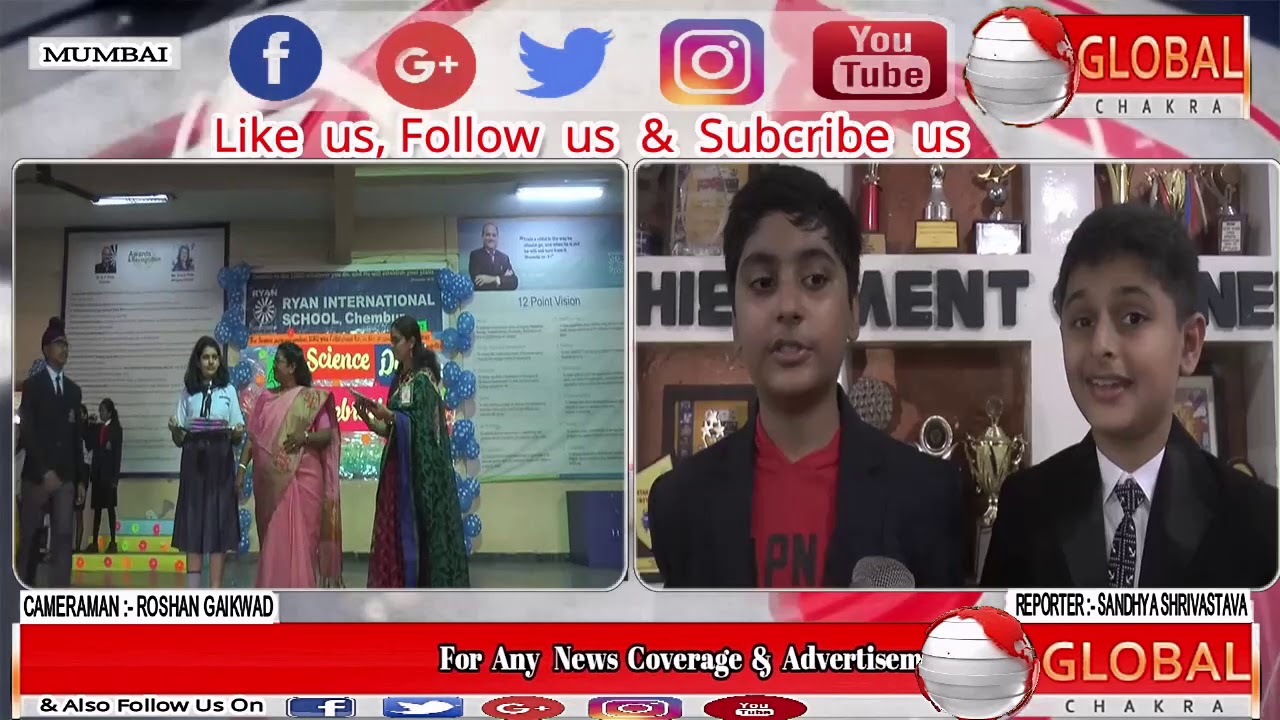 Ryan international school of chembur में साइंस डे का आयोजन हुआ ! - YouTube