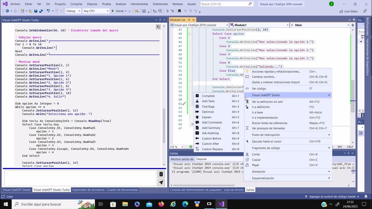 Visual chatGpt Studio 2019 - YouTube