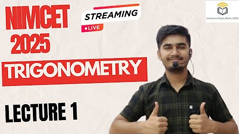 NIMCET 2025 : Trigonometry - YouTube
