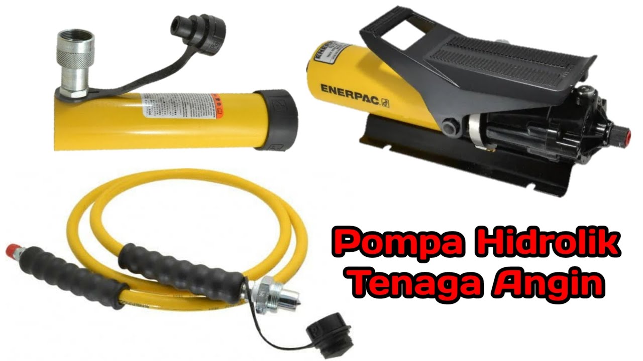 Air Hydraulic Pump | Cara Menggunakan Pompa Hidrolik Angin - YouTube