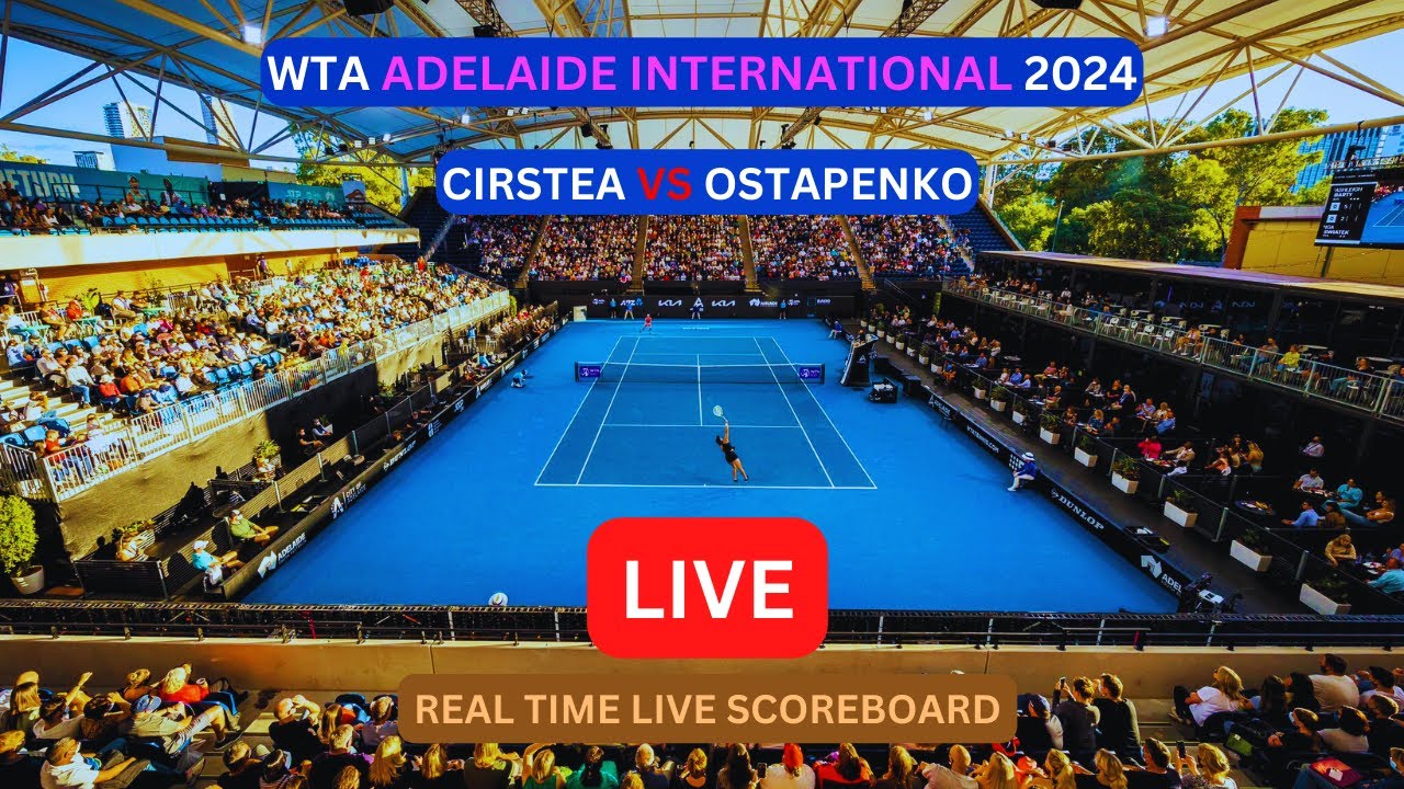 Sorana Cirstea Vs Jeļena Ostapenko LIVE Score UPDATE Today 2024 WTA ...