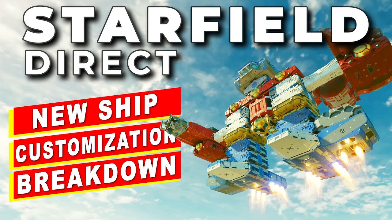 NEW Starfield Ship Customization Breakdown- This was UNBELIEVABLE ...