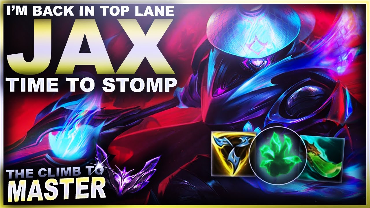 I'M BACK IN TOP LANE AND START WITH THIS BEAST PERFORMANCE! JAX! | League of Legends - YouTube