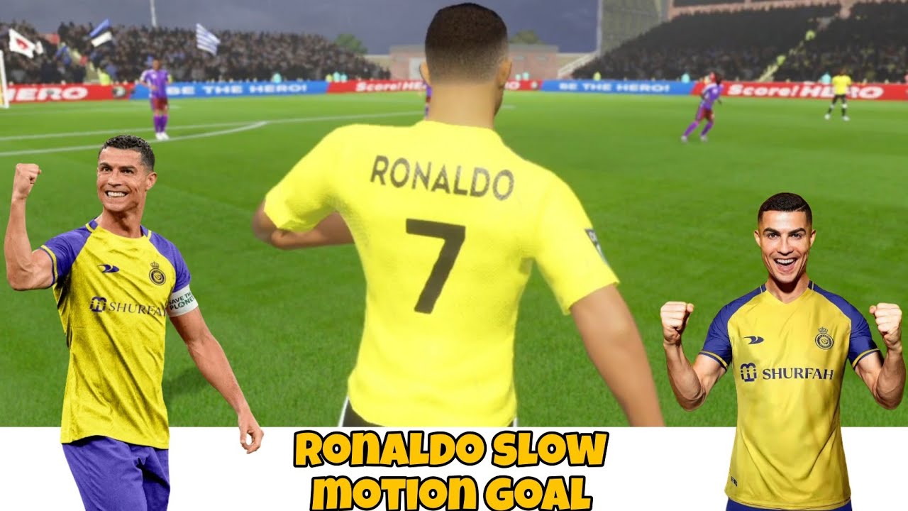 Dream League soccer 2023 Ronaldo slow motion goal ⚽ DLS Android ...