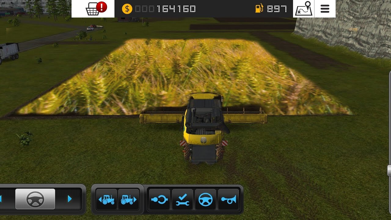 Fs16 | Farming Simulator 16 | Timelapse || Harvesting Wheats Field ...