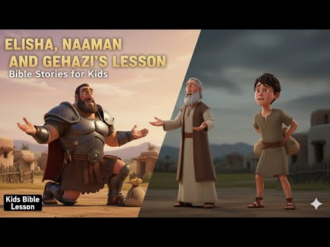 Elisha, Naaman, and Gehazi’s Lesson | Bible Story for Kids - YouTube