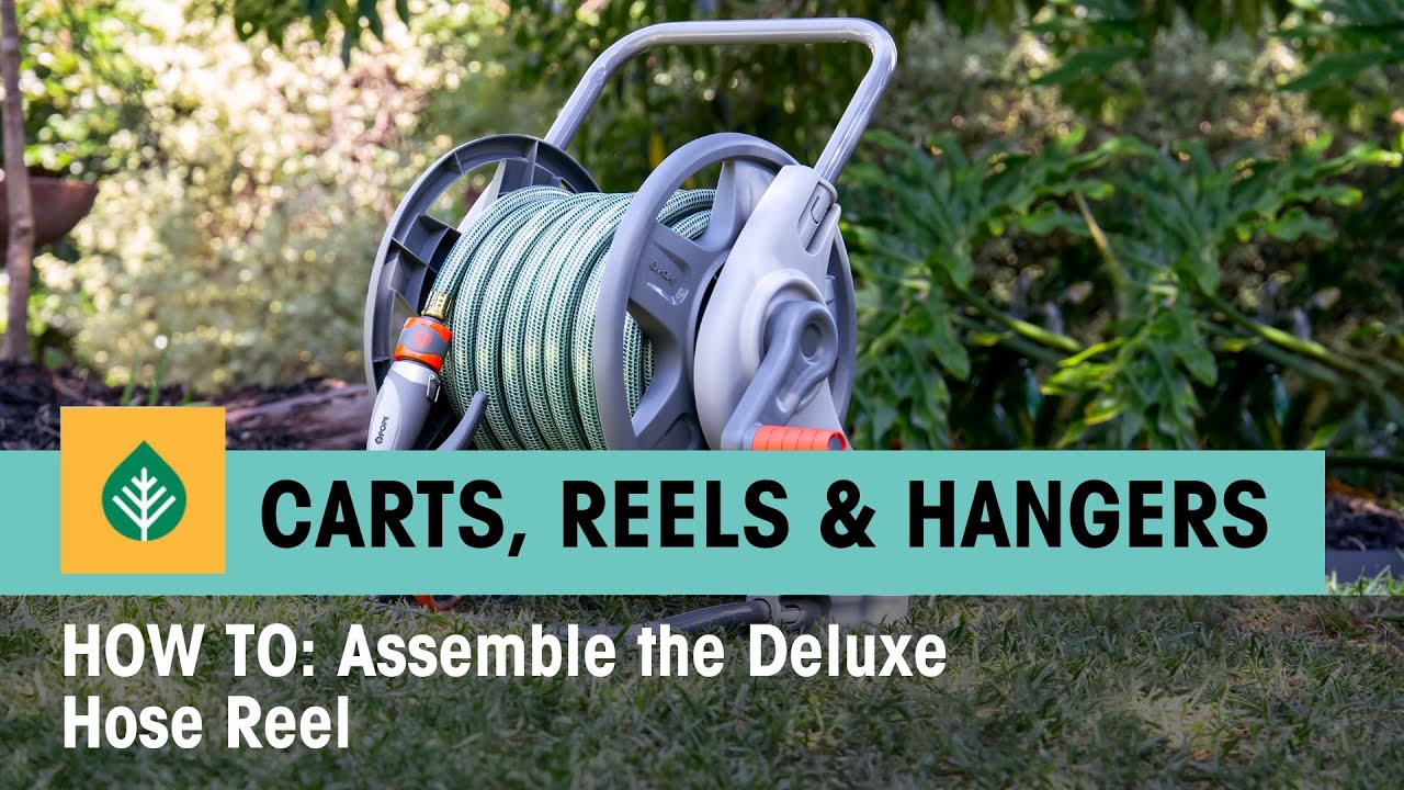 How to assemble the Deluxe Hose Reel - YouTube