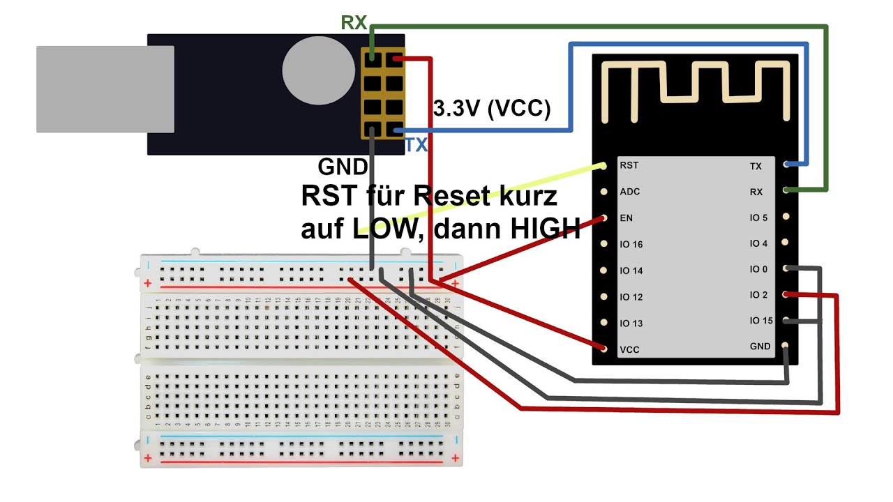Esp8266 01 Programmieren – Esp8266 Arduino – CISHZD