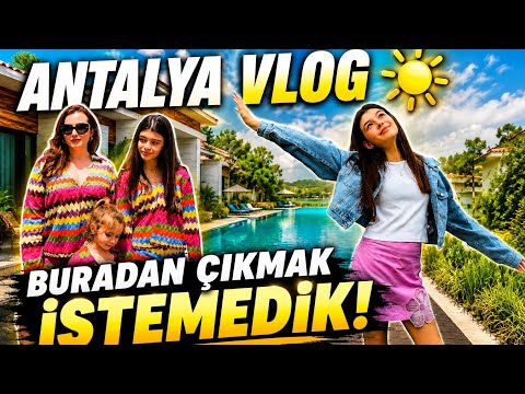 ANTALYA VLOG ☀️ ÇILGIN SU SPORLARI VE GOLF DENEDİM!