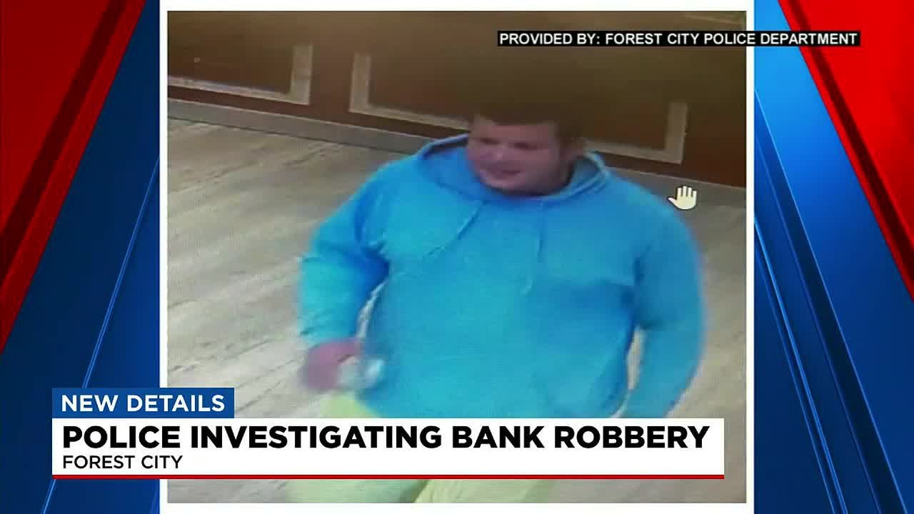 Forest City Police looking for bank robbery suspect - YouTube