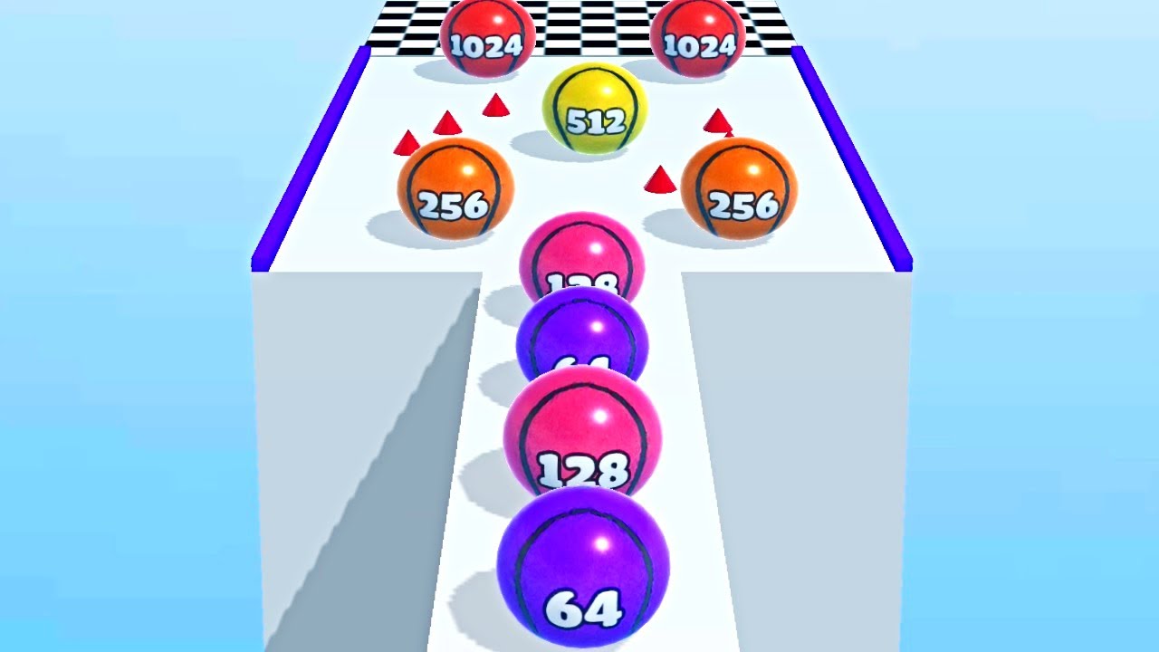 Ball Merge 2048 - 3D Ball Run ! All Levels Gameplay (1113-1114) android ...