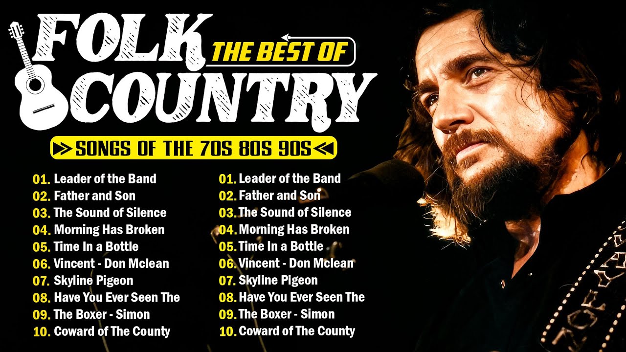 Neil Young, James Taylor, Simon & Garfunkel, J Denver, Bob Dylan 🎶 Folk ...