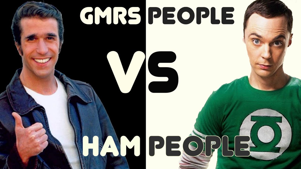 HAM People VS GMRS People - Who Uses GMRS & Who Uses HAM? Whats The ...