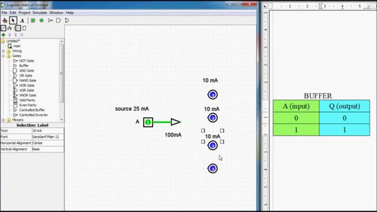 3 Basic Logic Gates BUFFER YouTube 3 Basic Logic Gates BUFFER YouTube