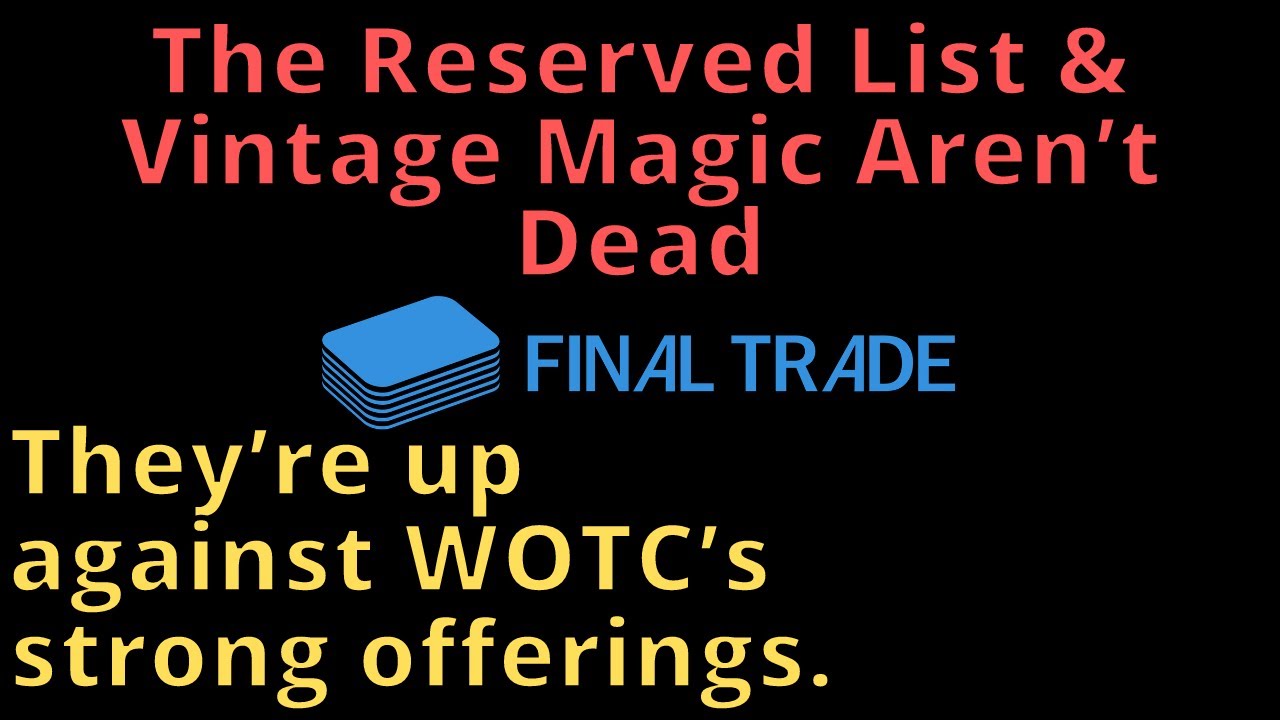 The Reserved List will come back. - YouTube