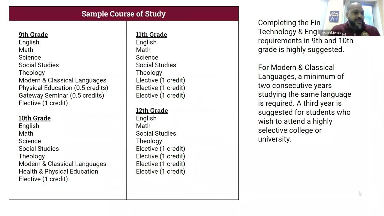 9th & 10th Grade Course Registration Webinar - YouTube