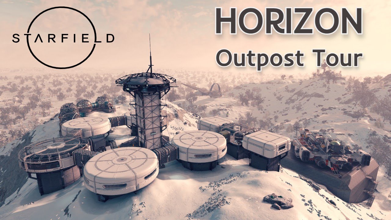 Starfield Outpost Tour - YouTube