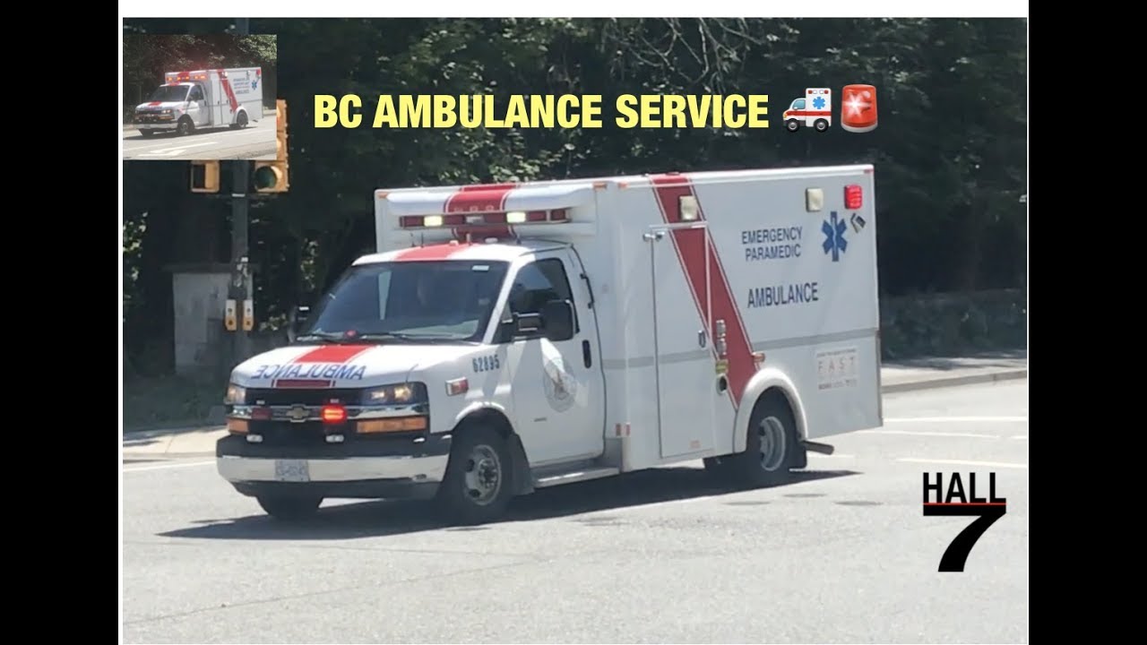 BC Ambulance Service - Units 62895 & 63416 Responding - YouTube