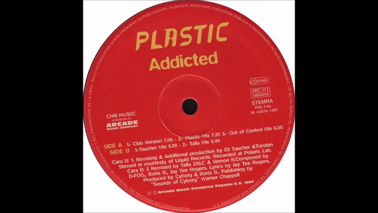 Plastic - Addicted (Taucher Mix) (1997) - YouTube