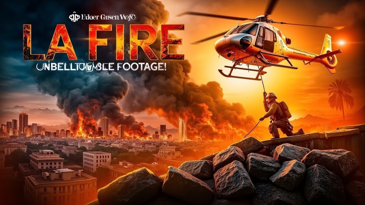 LA Fire From Above Devastating Aerial Shots & Updates 2025 - YouTube