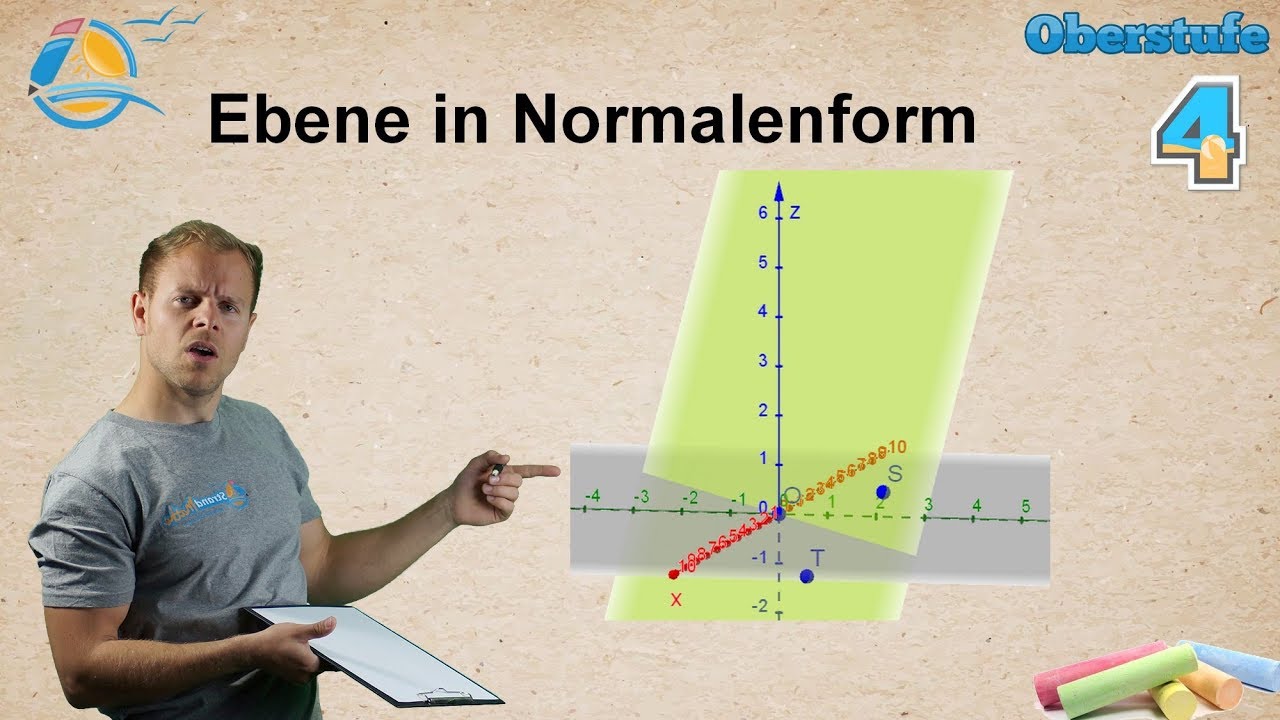 Ebene in Normalenform - Gymnasium - Geraden und Ebenen - StrandMathe ...