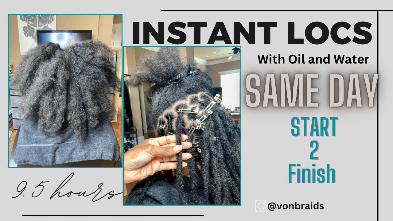Instant Locs | Starter Locs | Same Day Locs | Start-to-Finish ...