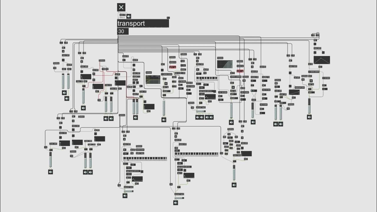 ambient glitch | maxmsp | max patch - YouTube
