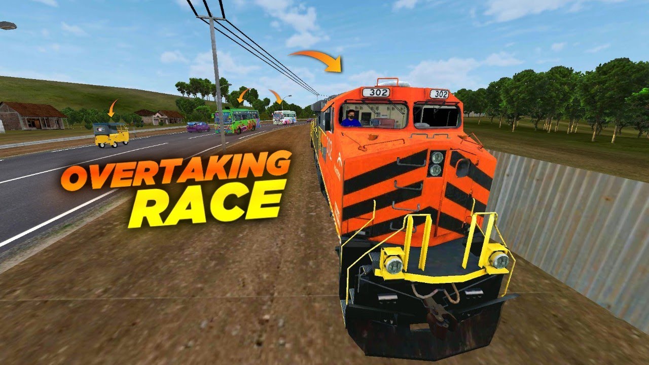PACIFIC TRAIN DRIVE | BUS SIMULATOR INDONESIA | BUSSID GAMEPLAY | TRAIN ...