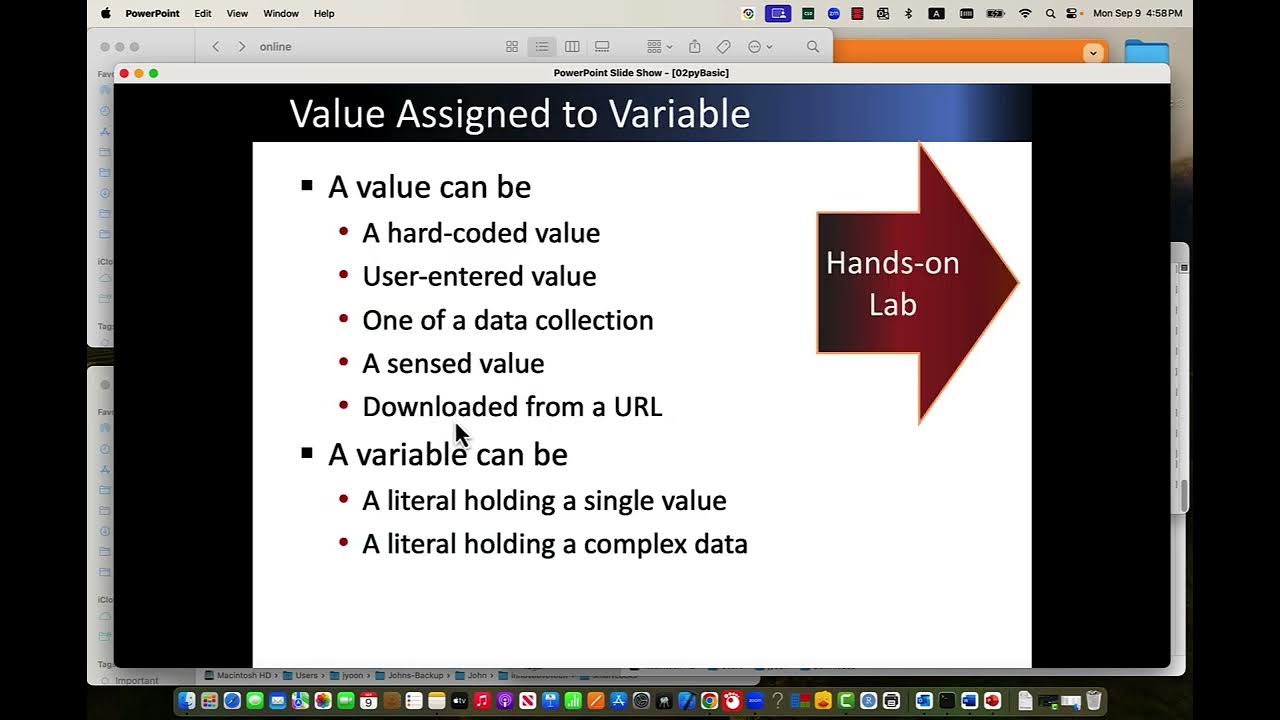 Intro to Variables and Value Assignment in Python - YouTube