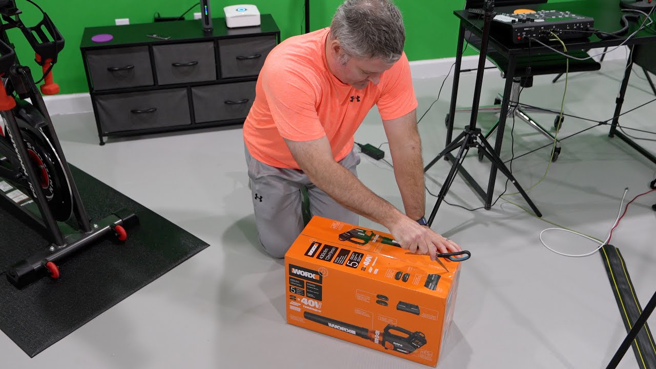 Worx Blower Unboxing - YouTube