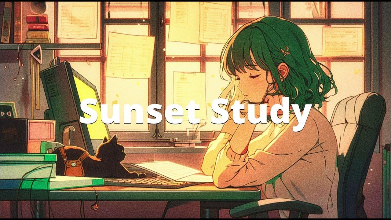 Sunset LoFi | Study Session | 1 Hour Music Flow - YouTube