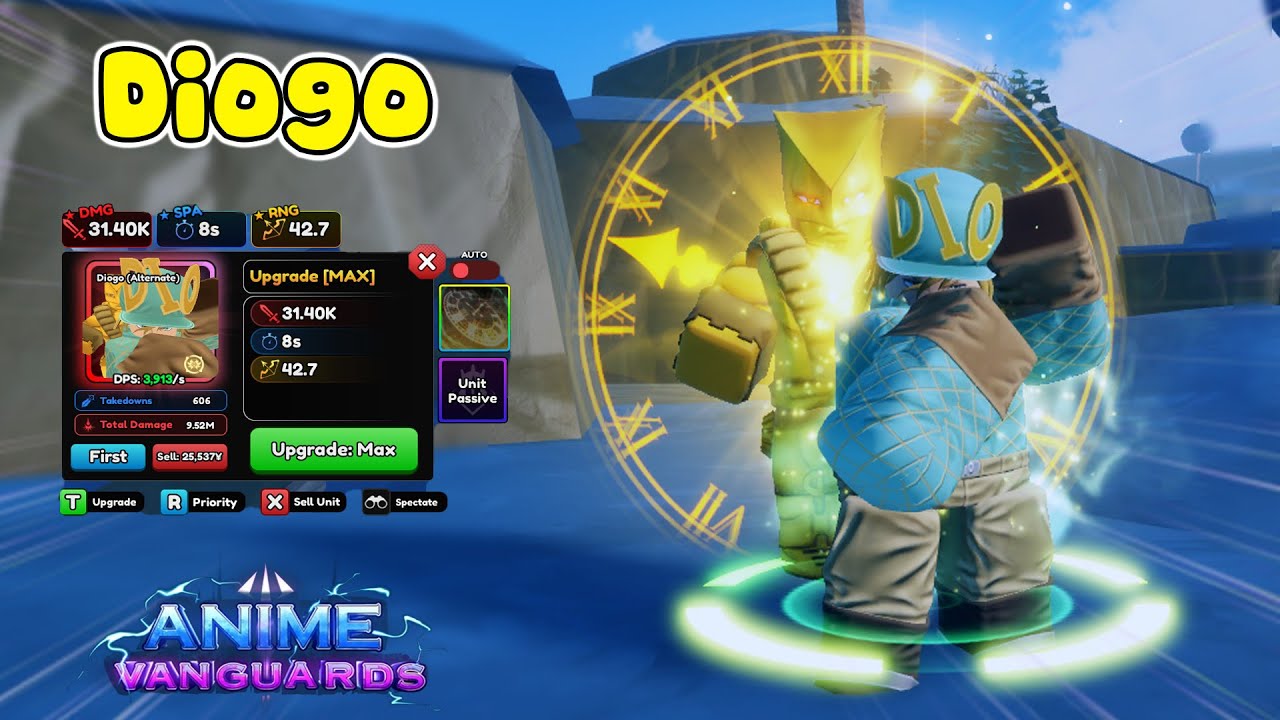 Doigo - Skill Đóng Băng Thời Gian - Anime Vanguards | ROBLOX - YouTube