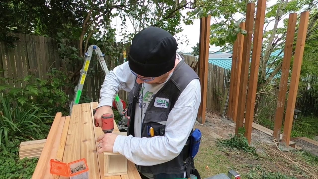 How to cut wood posts, make a jig. Agile Remodeling Handyman - Kenmore ...