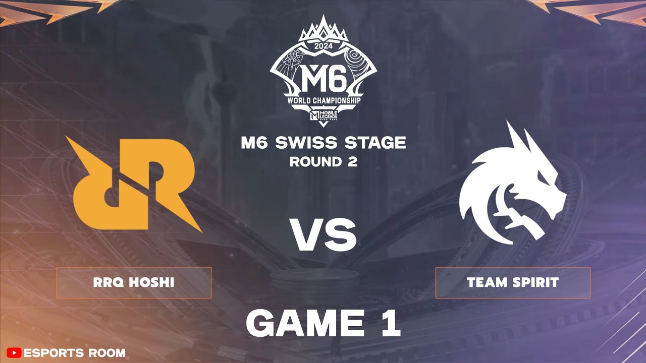 RRQ HOSHI vs TEAM SPIRIT - Game 1 | Swiss Stage M6 WORLD CHAMPIONSHIP ...