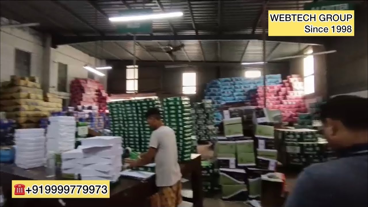 WEBTECH'S A4 COPIER SHEETER MACHINE running 24*7 at Ruchira Paper Mill ...