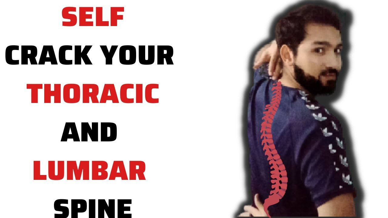 How to Self Crack your spine in 30 seconds| Pain Relief| Chiropractor ...