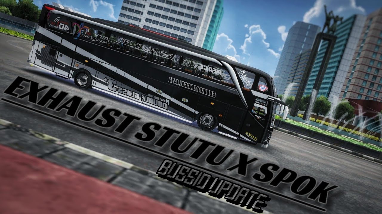 EXHAUST STUTU X SPOK FOR BUSSID V4.1 || KODENAME SOUND EXHAUST - YouTube