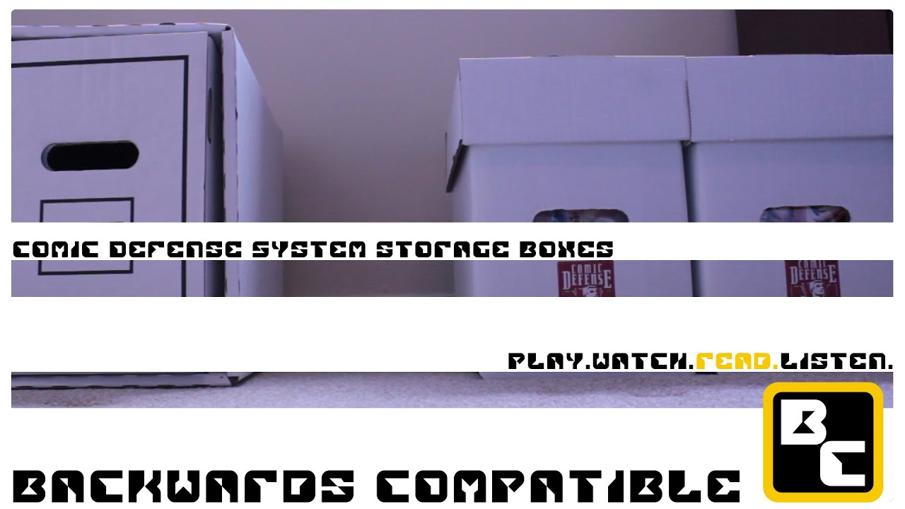 Upgrading to a Comic Defense System's comic book box - YouTube