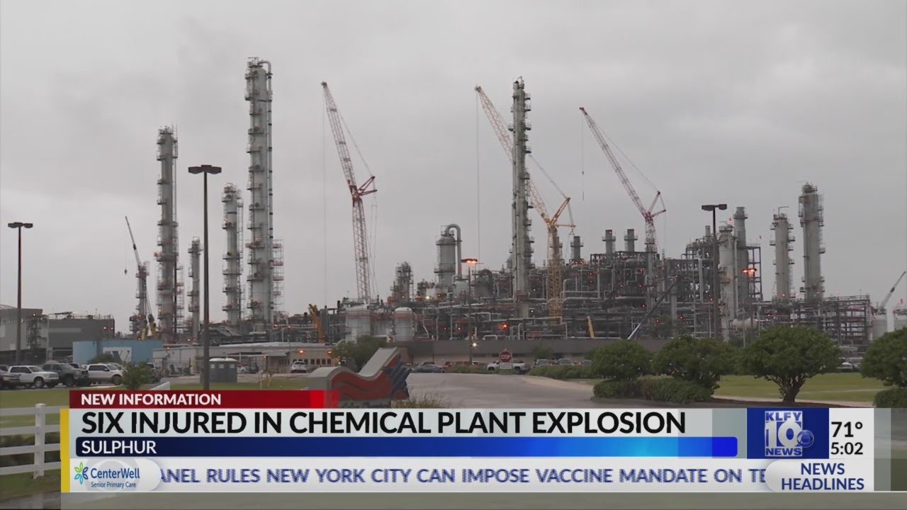 6 injured in chemical plant explosion - YouTube