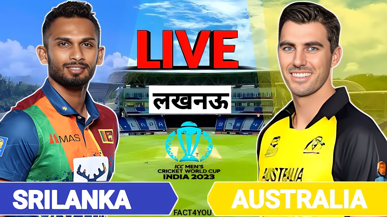 🔴LIVE: SL AUS Live - Match 13 | Srilanka vs Australia Live | Worid Cup ...