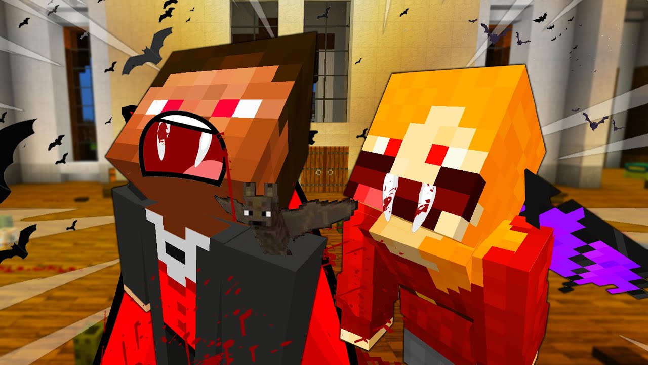 WOW! STEVE Is A VAMPIRE - MINECRAFT STEVE AND ALEX [5] - YouTube
