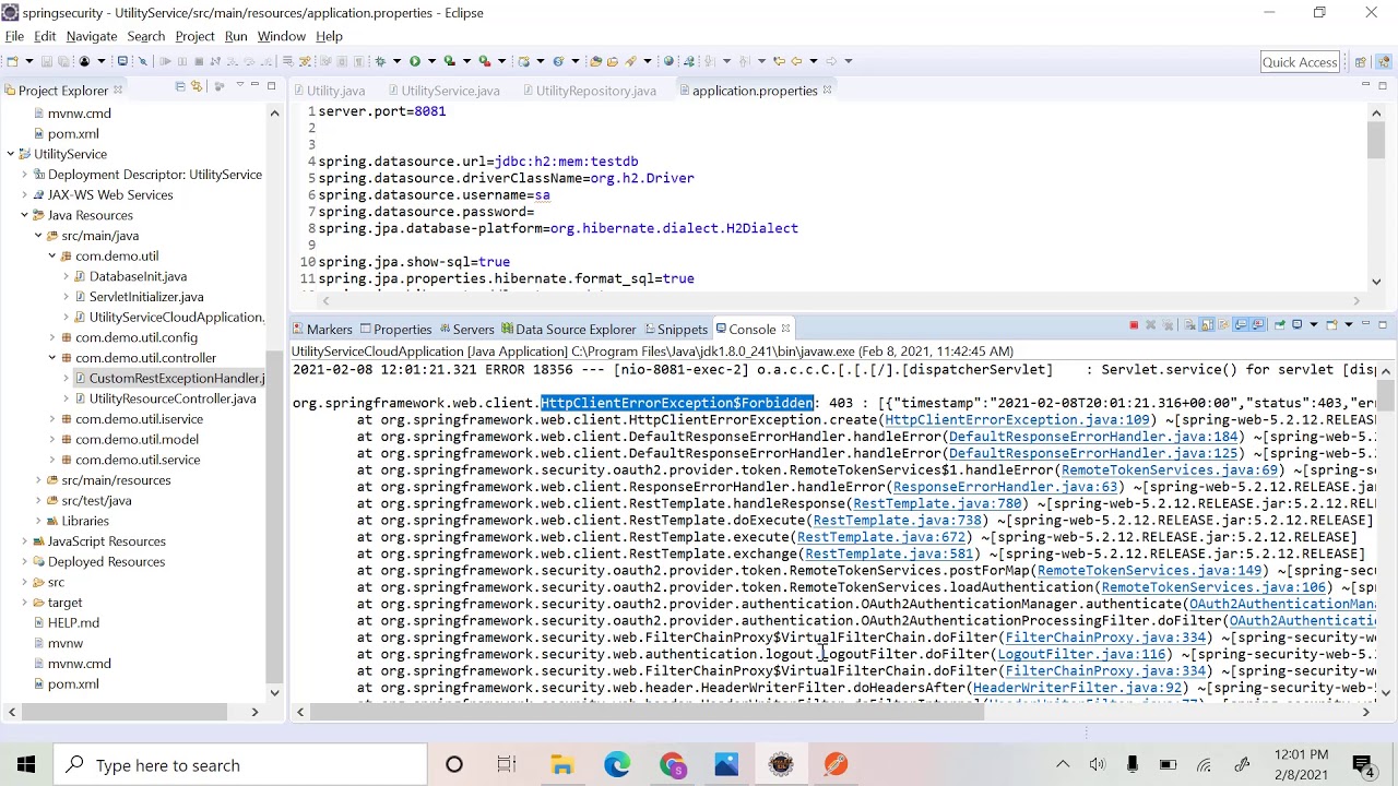 Securing A Rest Api Using Custom Oauth2 Authorization Server Part 2 Youtube
