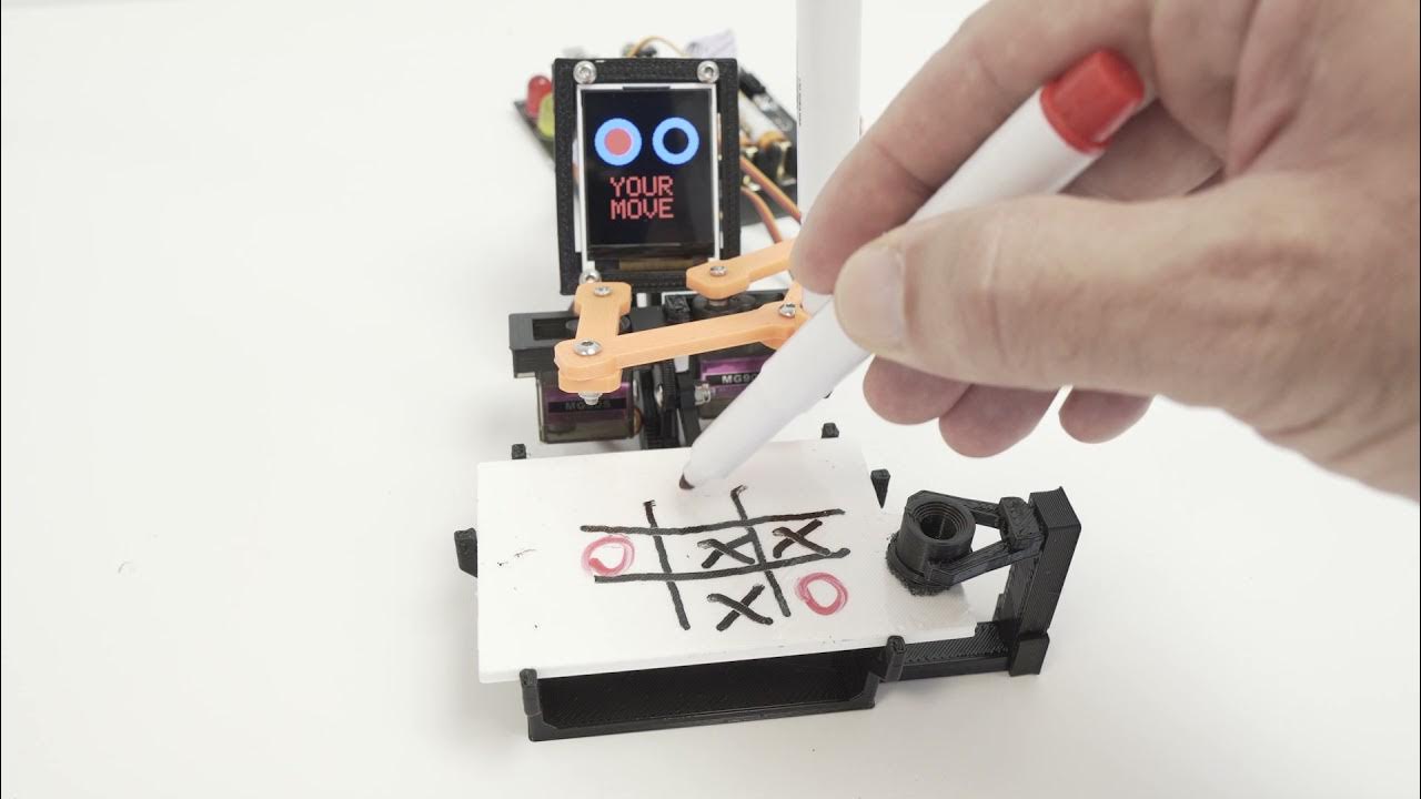 Tico - Open Source Arduino Tic-Tac-Toe Robot - YouTube