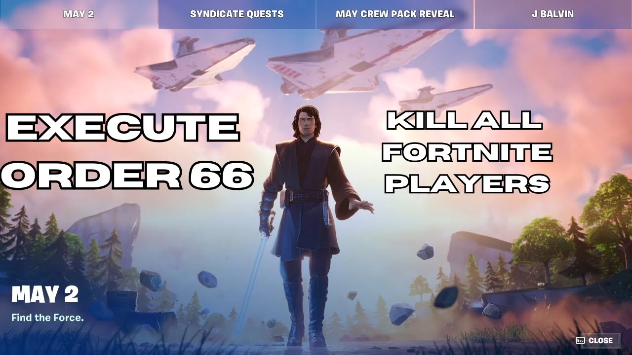 Execute Order 66: Day 1 | Fortnite x Star Wars Montage - YouTube