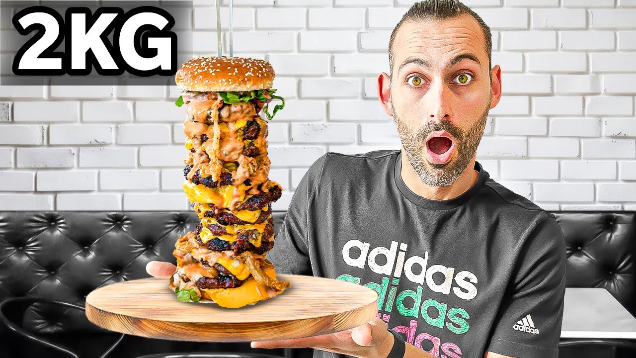 2Kg Burger Challenge 🍔 - YouTube